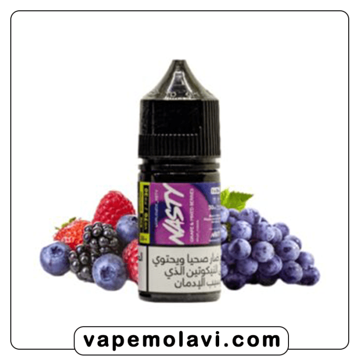 سالت نستی انگور بلوبری تمشک NASTY PODMATE GRAPE & MIX BERRIES - ویپ مولوی